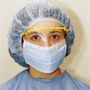 COFIA VERDE REDONDA CON ELASTICO 100u. - identing